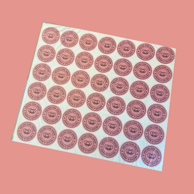 STICKERS GENERICOS 3X3 Hecho con amor | La Kraftonería